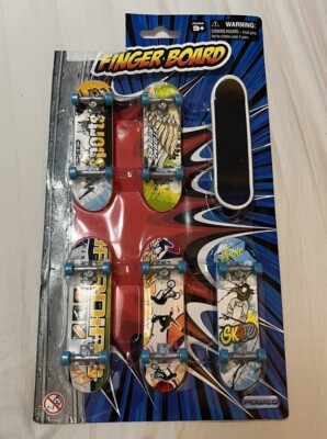 Powco 6-Pack Fingerboard Set Team Power Mini Skateboards Toys New | eBay