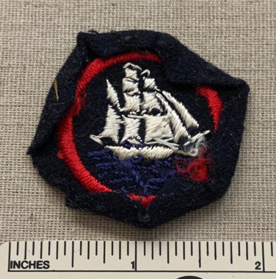 Vintage 1930s-40s LONG CRUISE Boy Scouts of America Sea Scout PATCH BSA ...