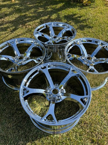 Nissan 370z Nismo Wheels (4) 19x10.5 +23 Triple Chrome | eBay