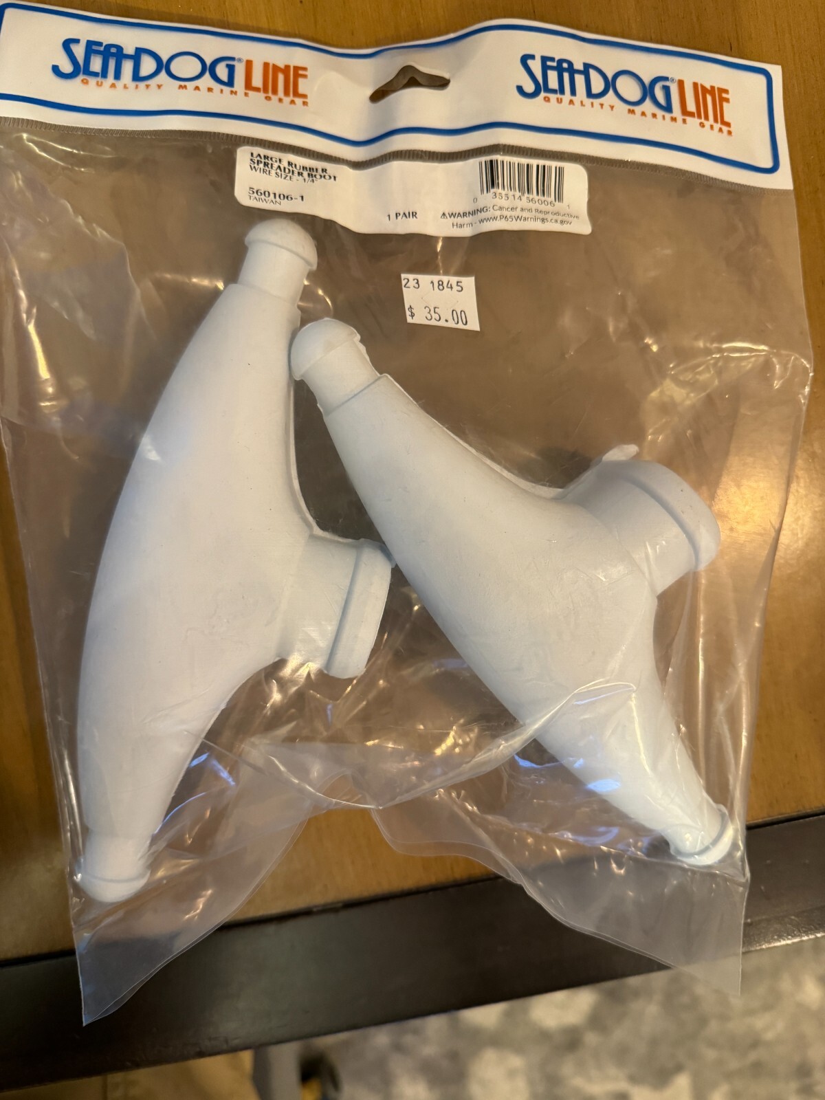 Seadog Whitecap Spreader Boot Large White Rubber Pair #560106-1 | eBay