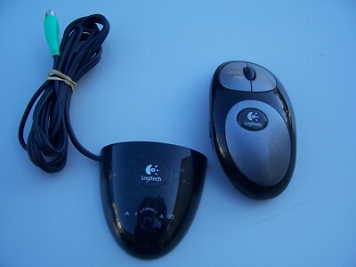 Logitech M-RM63 Wireless Optical Mouse & C-BG17 Dual Receiver | eBay