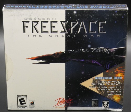 DESCENT: FREESPACE + SILENT THREAT EXPANSION PC Game NEW + WIN 11 10 8 ...