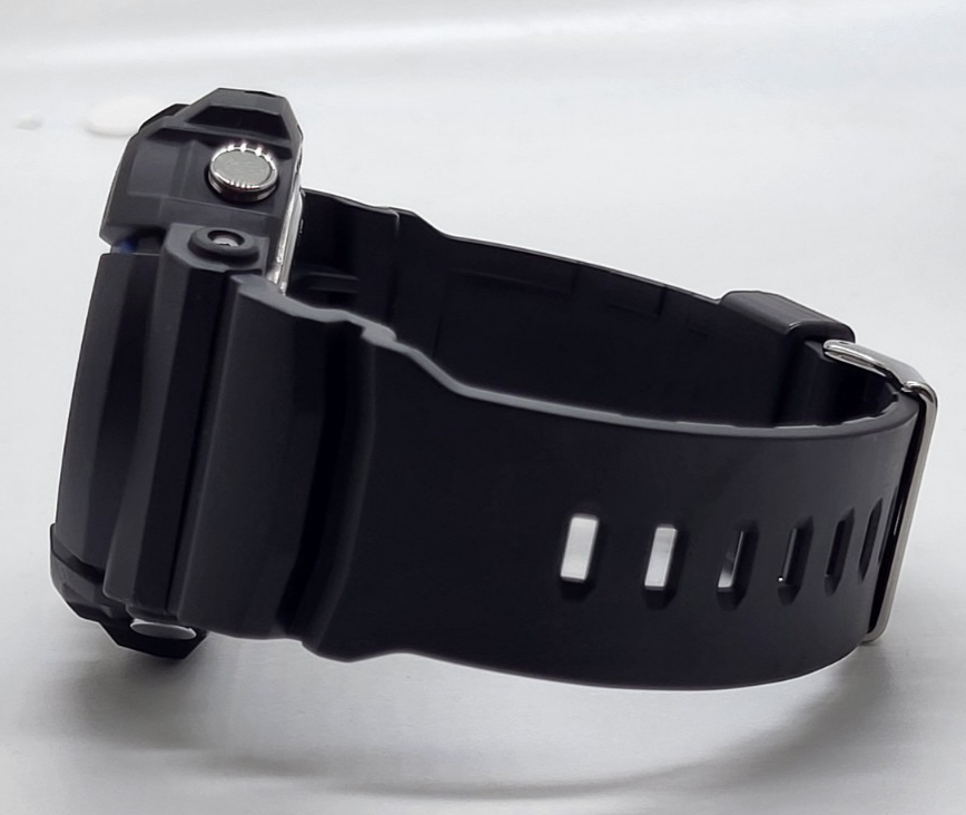 Casio G-Shock Men's Tough Solar Blue Accent Black Resin 52mm Watch ...