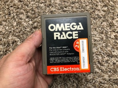 CBS Electronics Omega Race (Atari 2600, 1983) Game Cartridge Only ...