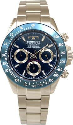 Montre Technos Chronographe 10 ATM Résistante à l'eau T4C02NN Homme ...