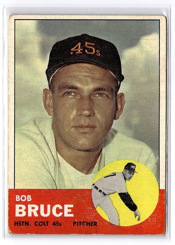1963 Topps #24 Bob Bruce * Low Grade * High Res Scan * | eBay
