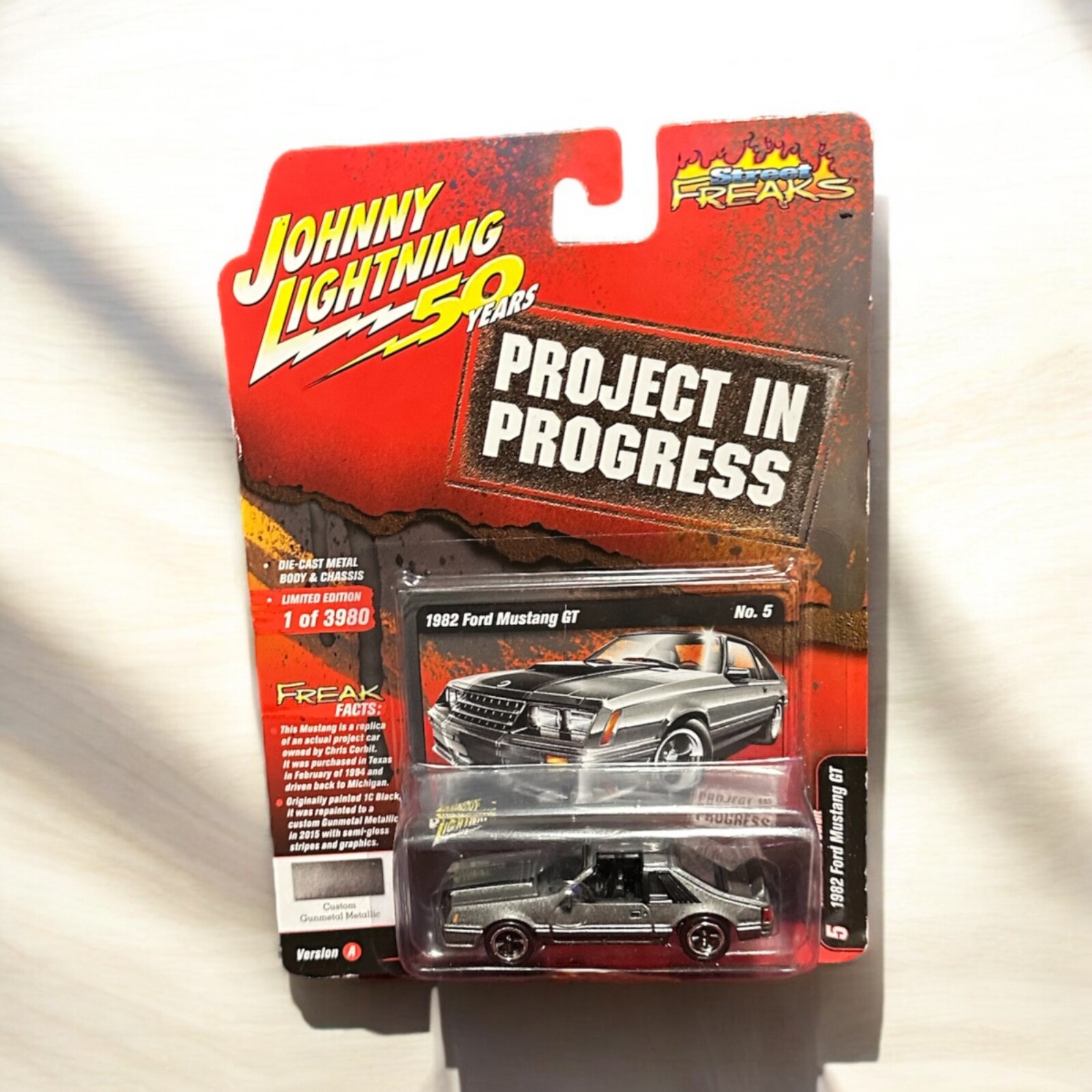 1982 FORD MUSTANG GT 2019 JOHNNY LIGHTNING PROJECT IN PROGRESS 1:64 | eBay
