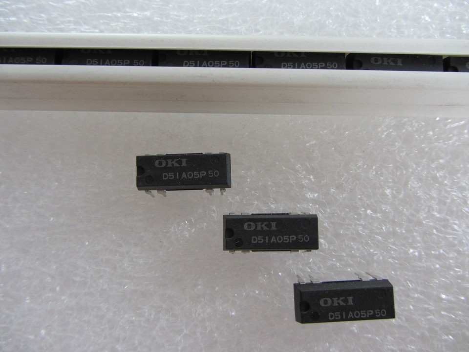 3pcs OKI Japan reed relay D51A05P50 Fanuc SPST-NO coil 5V DC 500ohm 1A ...