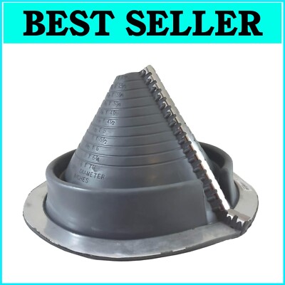 Reliable Gray EPDM Flashing Boot for Electric Power Pole Mast on Metal ...