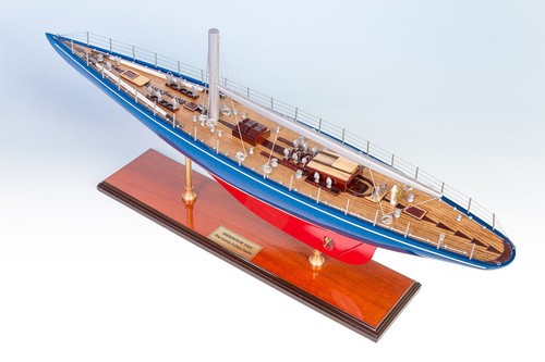 ENDEAVOUR J CLASS YACHT WOODEN MODEL Ship Boat Sailboat Gift - Special ...