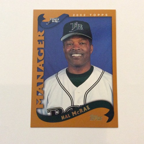 2002 Topps #284 Hal McRae MGR Tampa Bay Devil Rays | eBay