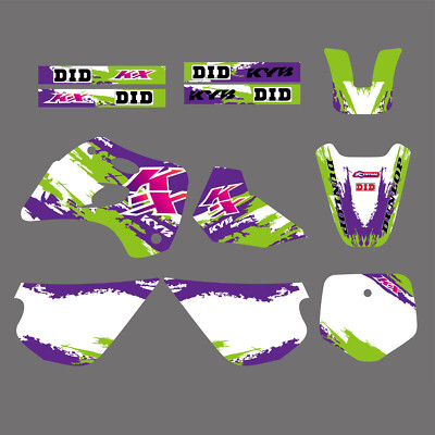 1994-1997 Kawasaki KX80 KX 80 Team Graphics Decals Stickers Kit For ...