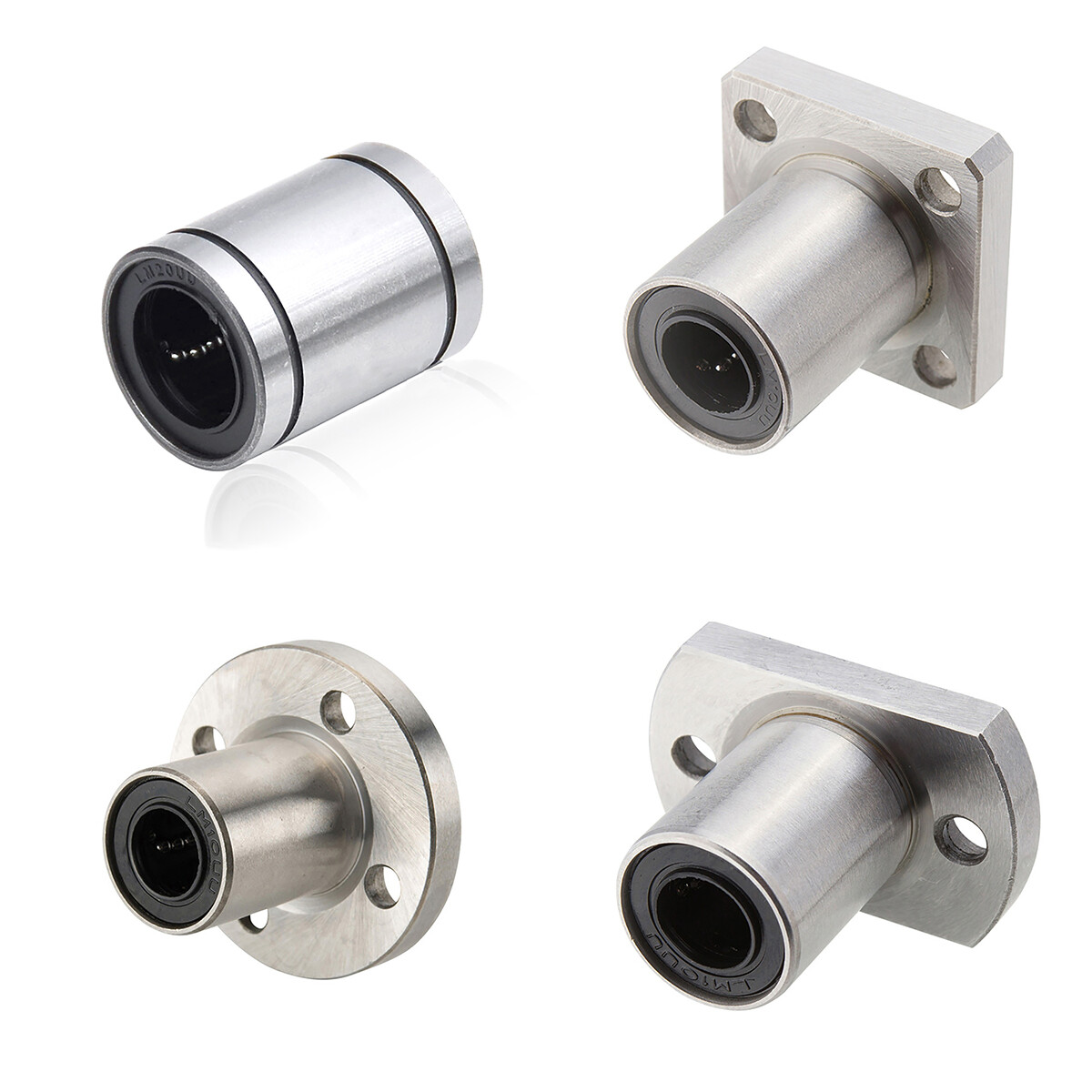 Linear Motion Ball Bearing Bush Bushing 3UU-40UU LM/LME/LMF/LMK/LMH 3D ...