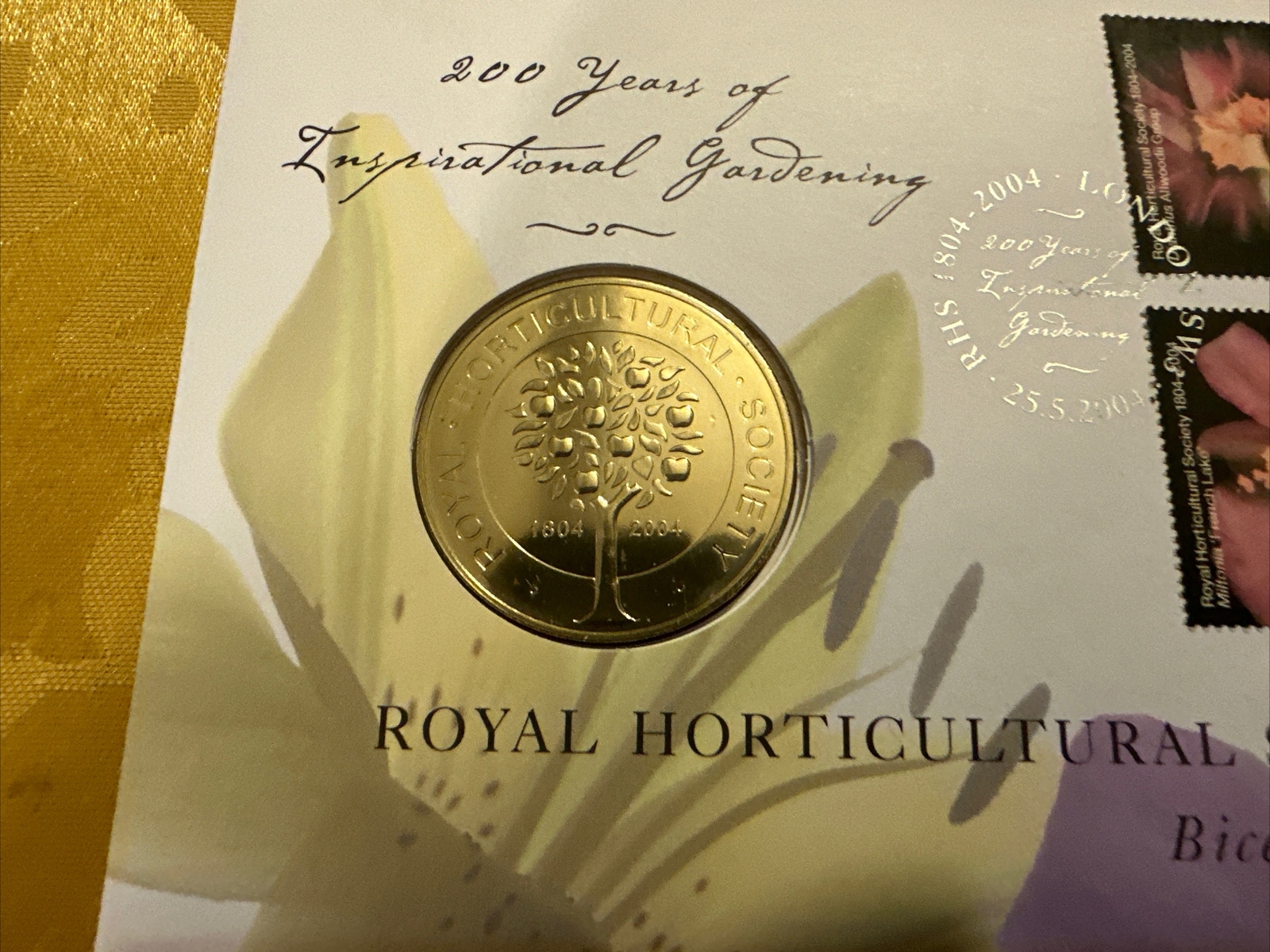 Coin/Stamp Cover- 200th Anniversary Of The RHS- 200 Years of ...
