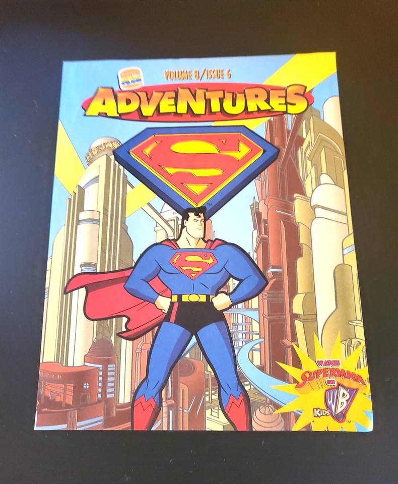 1997 WARNER BROS SUPERMAN BURGER KING KIDS CLUB ADVENTURES VOL8 ISSUE6 ...