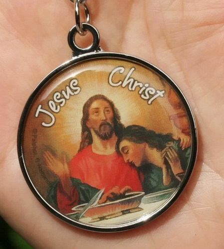 Jesus Christ Keychain Christian Key Ring Love Religious Charm,The Power ...