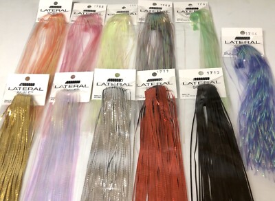 LATERAL SCALE FLASH. YOU PICK THE COLOR. HEDRON. FLY TYING SALTWATER ...