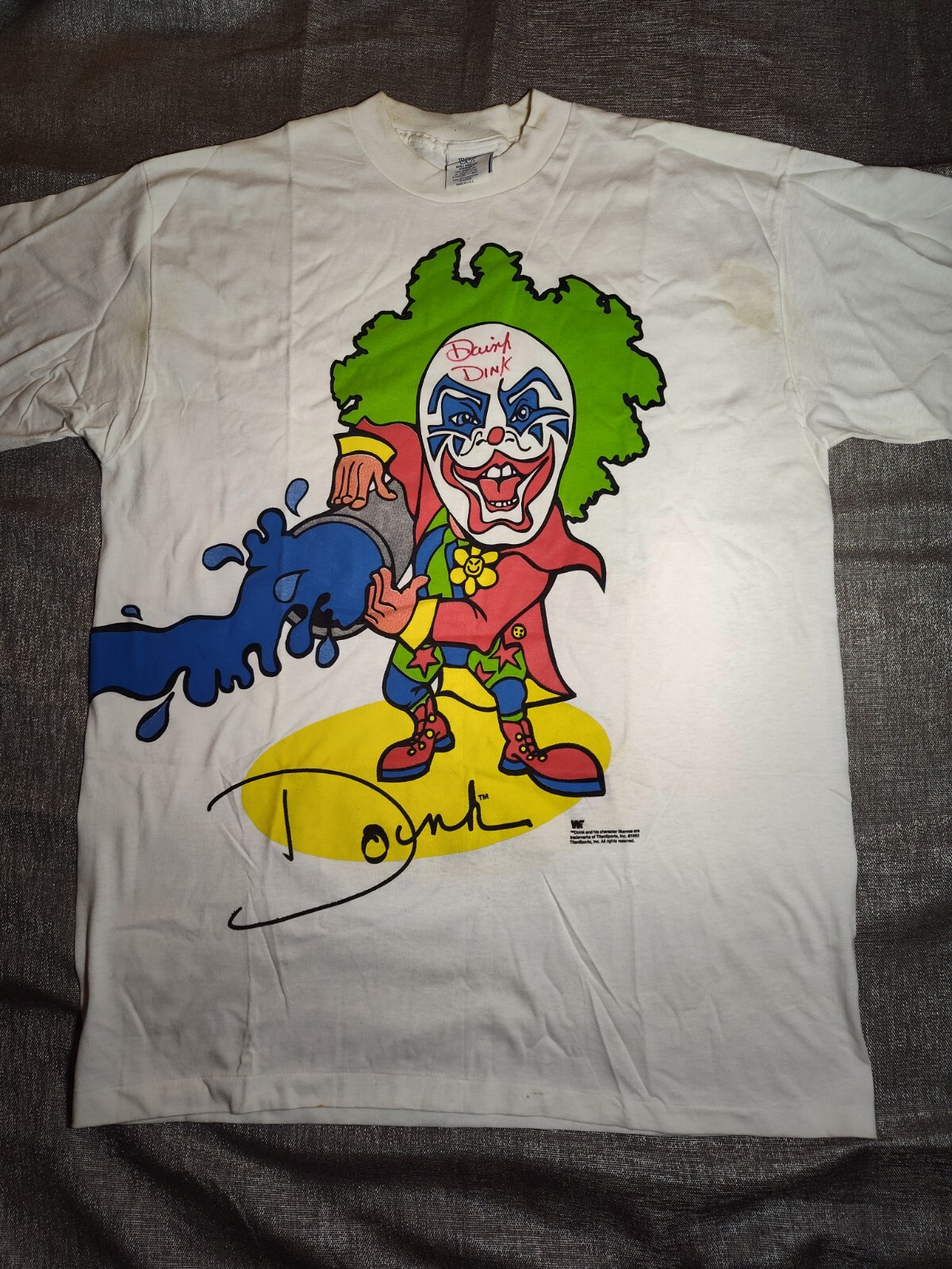 RARE WWE WWF RARE VINTAGE DOINK THE CLOWN T SHIRT 💥S… - Gem