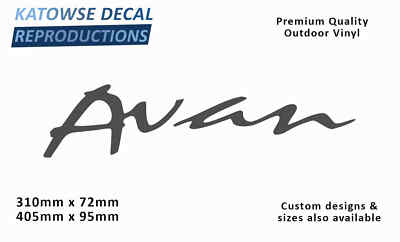 Avan 2002-2011 Caravan Replacement Vinyl Decal Sticker | eBay Australia