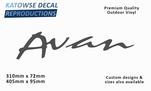Avan 2002-2011 Caravan Replacement Vinyl Decal Sticker | eBay Australia