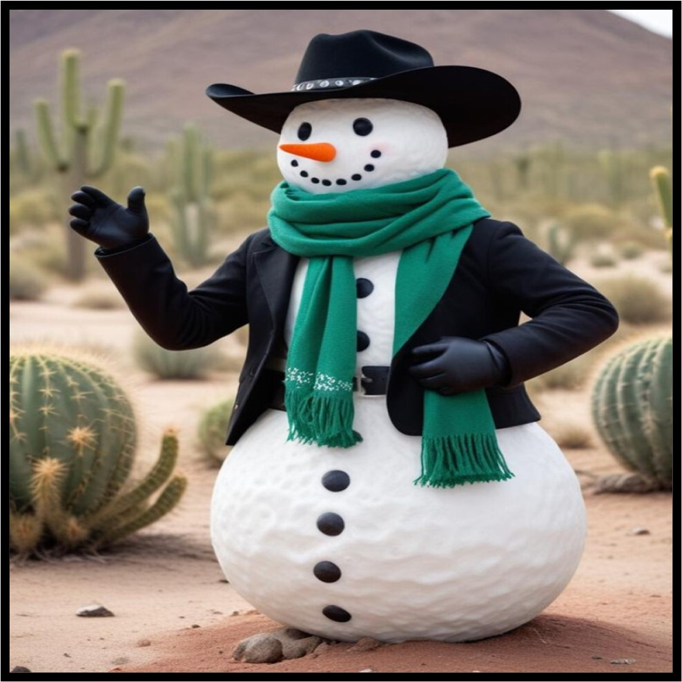 30 Custom Desert Snowman Personalized Address Labels | eBay