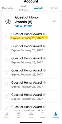 ️ Hyatt Hotels Guest Of Honor GOH/ Up To 7 Nights Ex:2027 | eBay