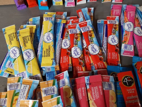 Drink Mix Single Packets Powder Crystal Light 4C Sonic 9 Varity Flavors ...