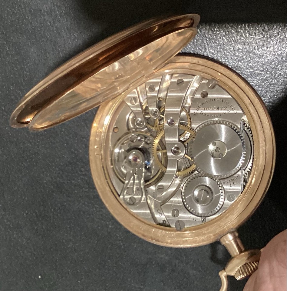 c. 1910 Howard Boston GF Pocket Watch 17J Size 12S Grade Series 7 | eBay