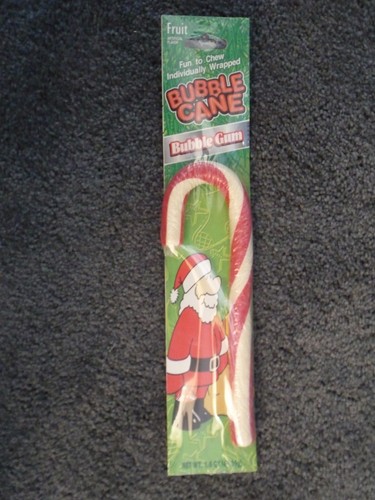 Vintage Amurol Bubble Candy Cane gum Fruit Flavor 2000 unused sealed ...