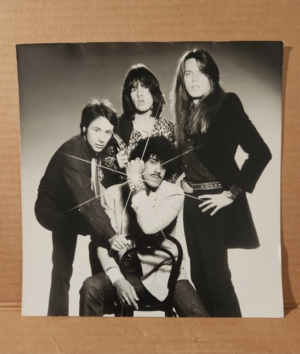 Cool Late 1970s VINTAGE Thin Lizzy Band Photo Phil Lynott Gary Moore ...