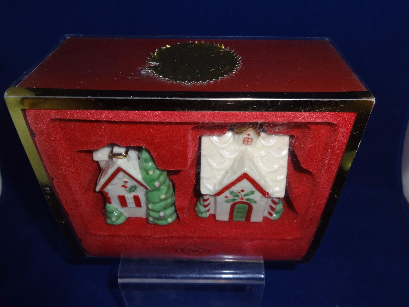 Lenox Christmas Holiday Gingerbread Houses Salt & Pepper Shaker Set | eBay