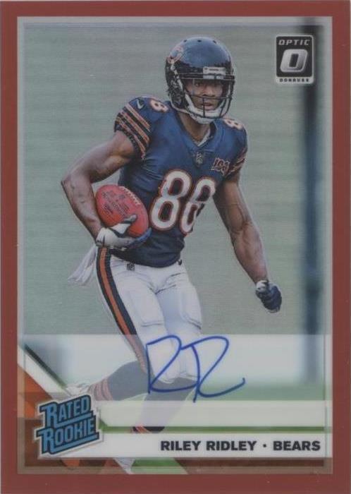 2019 Panini Donruss Optic - Rated Rookie Riley Ridley #186 Red Prizm ...