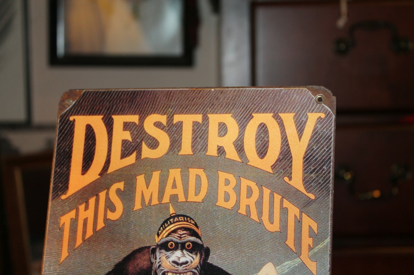 WWI Reproduction US ARMY Destroy This Mad Brute Metal Sign 8" x 14" | eBay