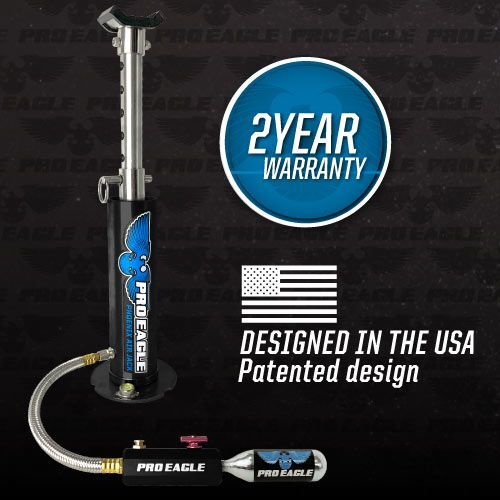 Pro Eagle Phoenix CO2 Black Off Road/UTV/Xtreme Vehicles Air Jack ...