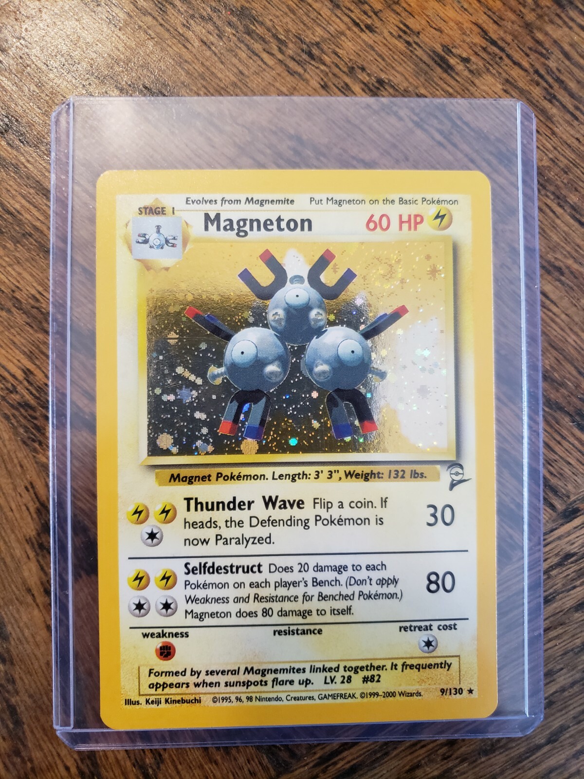 Pokémon TCG Magneton Base Set 2 9/130 Holo Unlimited Holo Rare | eBay