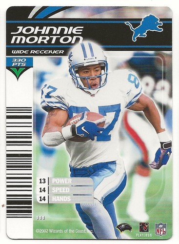2003 NFL Showdown Card Game Johnnie Morton - Detroit Lions #111 | eBay