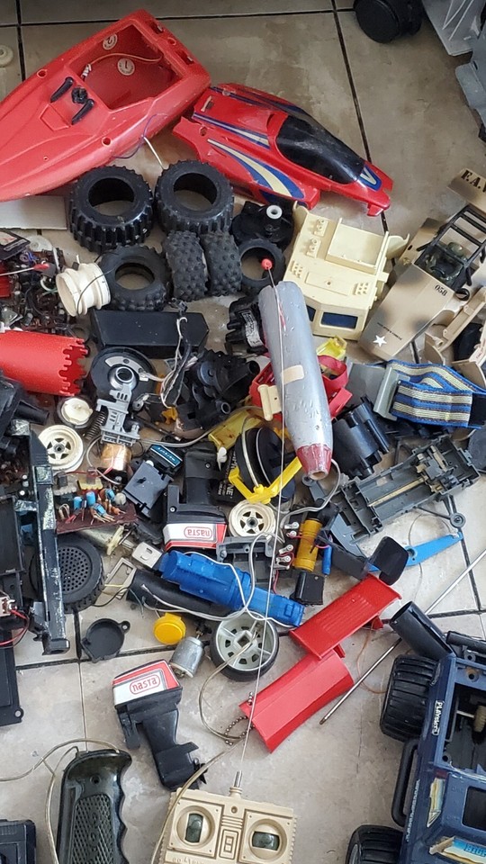 Lot 80s Rc Car Controllers Nikko Blue Box Road Champ Playskool Used ...