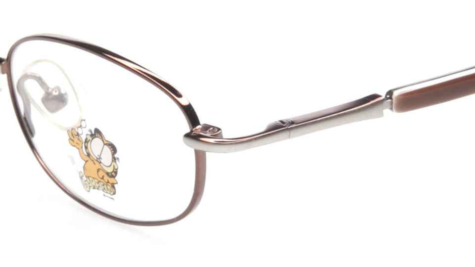 NEW GARFIELD 110 BRN BROWN EYEGLASSES GLASSES Kids FRAME 44-18-125 ...
