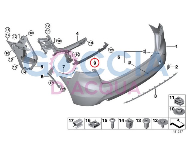 Genuine BMW 2 Series F45 Active Tourer Support 51127348299 for sale ...