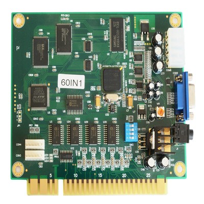 60in1 Arcade Game PCB Board Multifunctional Video Game Board with VGA ...