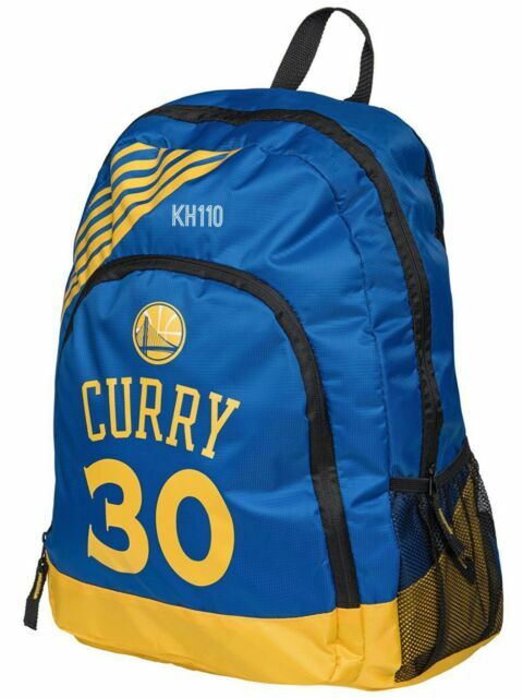 NBA Golden State Warriors Steph Curry 30 Border Stripe School Backpack ...