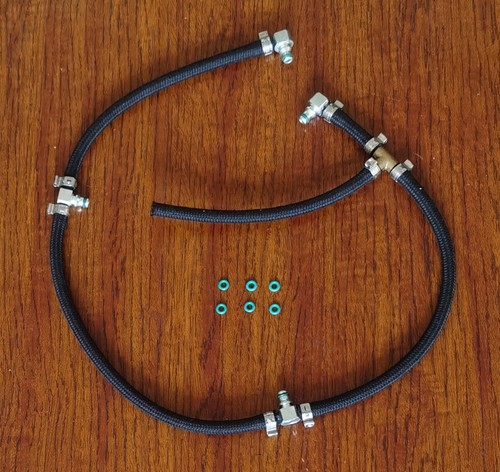 2004.5-10 6.6L LLY Duramax Diesel Fuel Injector Return Line LH Driver ...