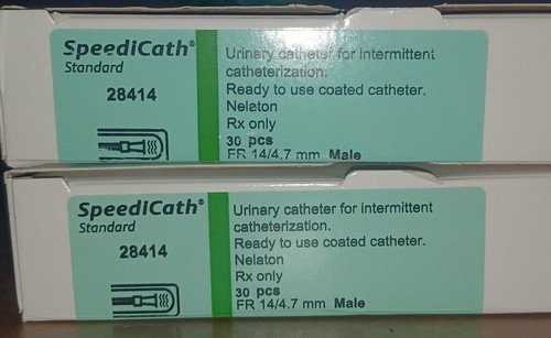 Speedicath 28414 FR 14/4.7mm Male Catheters 38 Pieces *NEW* | eBay