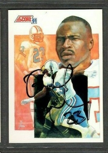 1991 Score Football Card #669 Richard Johnson Signed Autograph The ...
