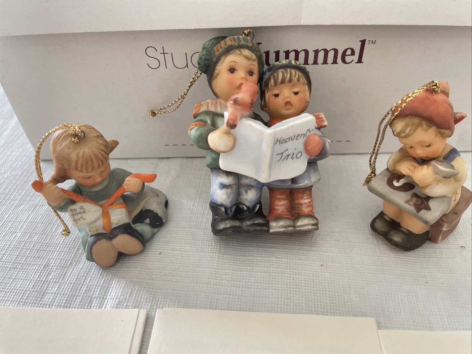 Studio Hummel 3-pc Set Goebel Berta Hummel Christmas Ornaments Set # 1 ...