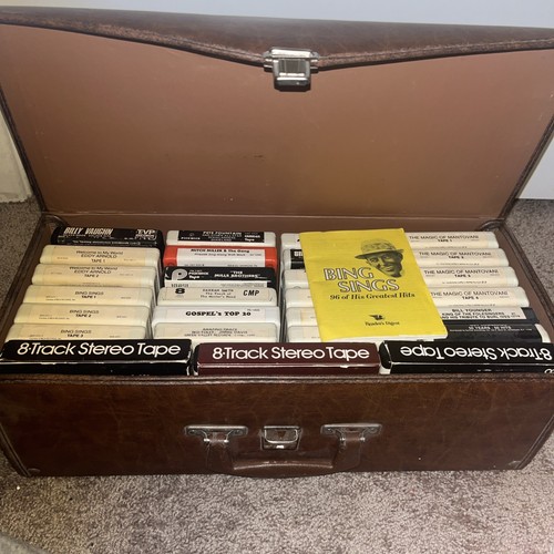 8-TRACK TAPES 27 TRACKS WITH CASE | eBay
