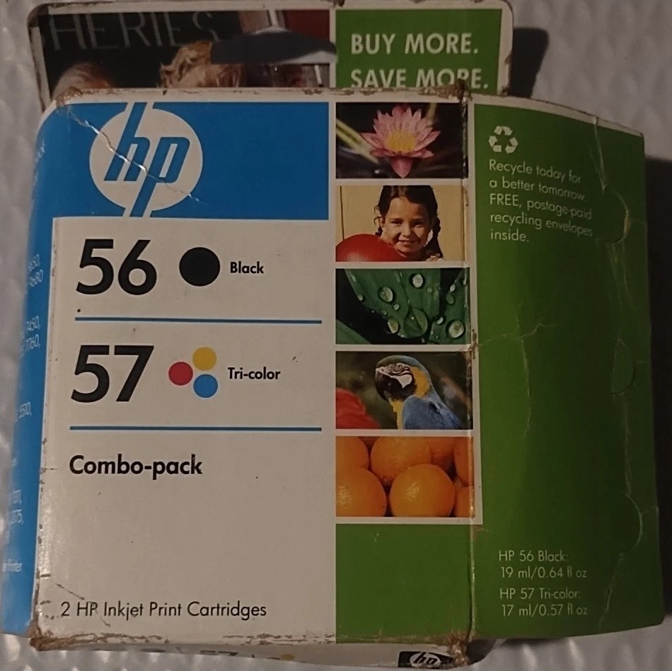 Genuine HP 56 HP 57 Ink Cartridge LOT- DeskJet 450 5150 5550 5650 ...