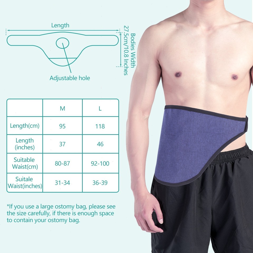 Ostomy Support Belt, Ostomy Supplies, Invisible Belt for Ostomy Bag ...