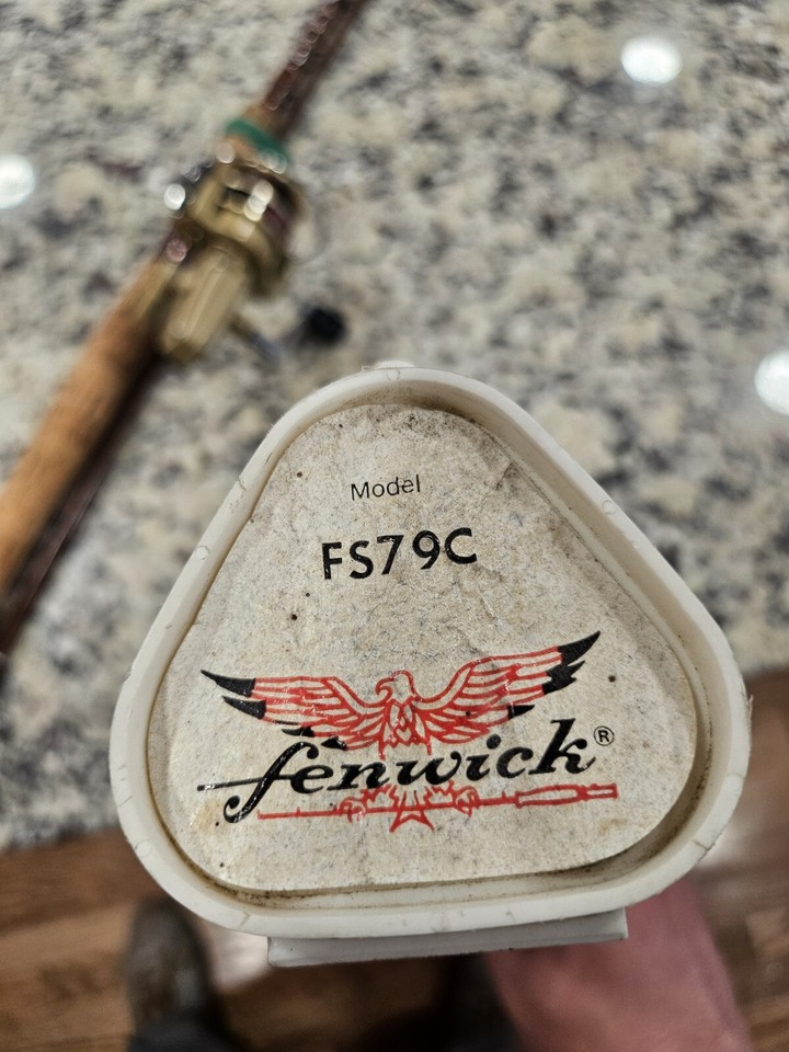 Very Nice Fenwick FS79 Fishing Rod 7’6” 6-15 lb line Vintage Made USA 2 ...