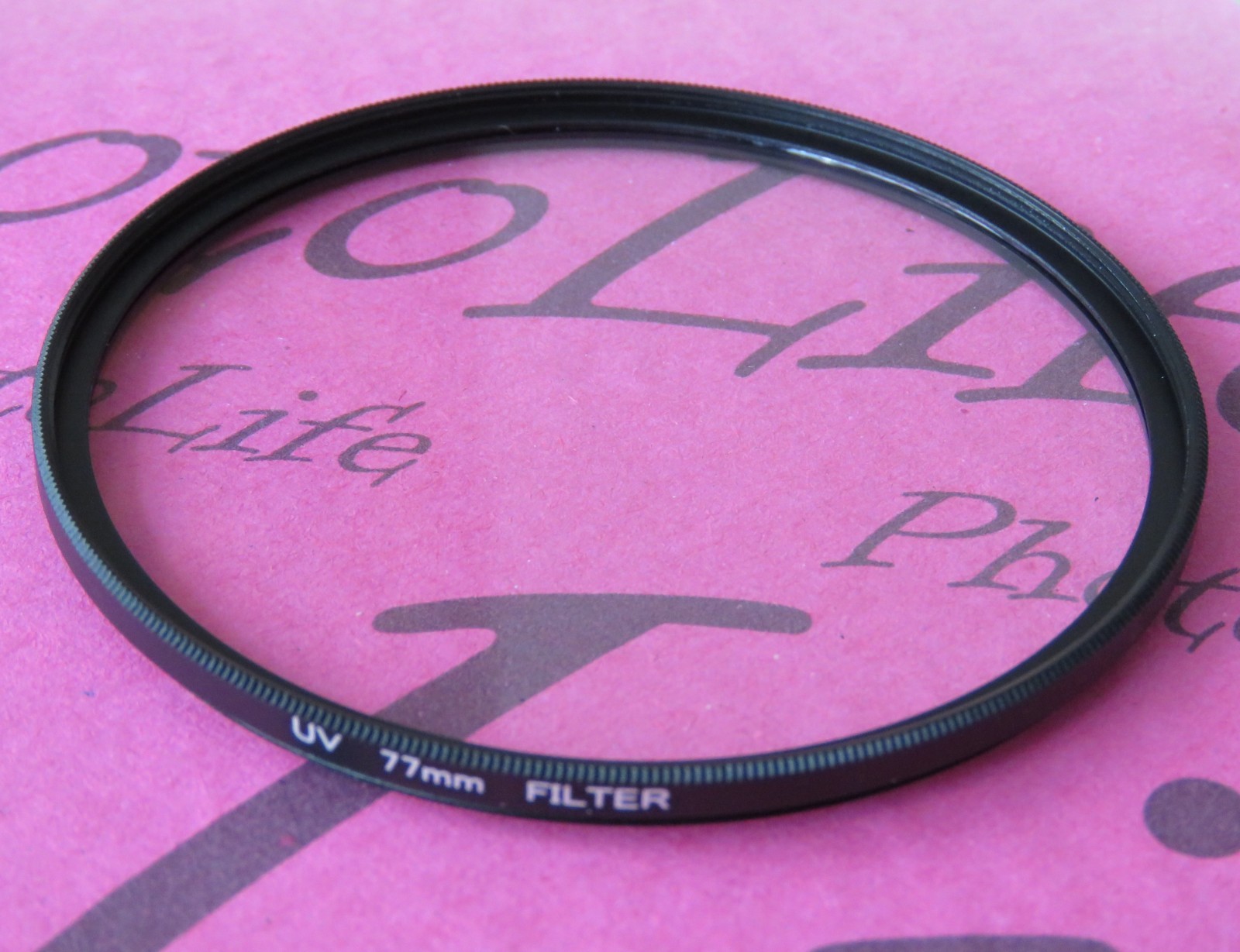 UV 77mm Filter Ultra Violet For Canon Sony Nikon Pentax Camera Lens SLR ...